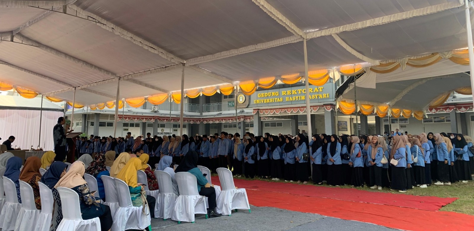 Lepas 677 Peserta AMSP dan Magang, Ini Pesan Rektor Unhasy | Tebuireng Online